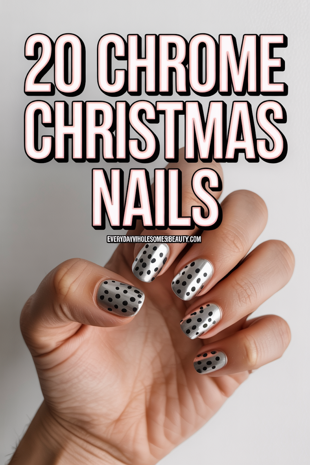 20 Chrome Christmas Nails Ideas to Elevate Your Holiday Look ...