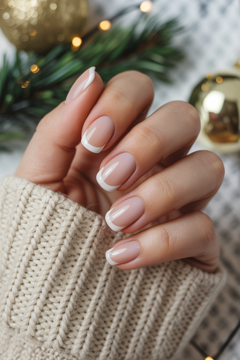 16 Neutral Christmas Nails Ideas To Elevate Your Holiday Style ...