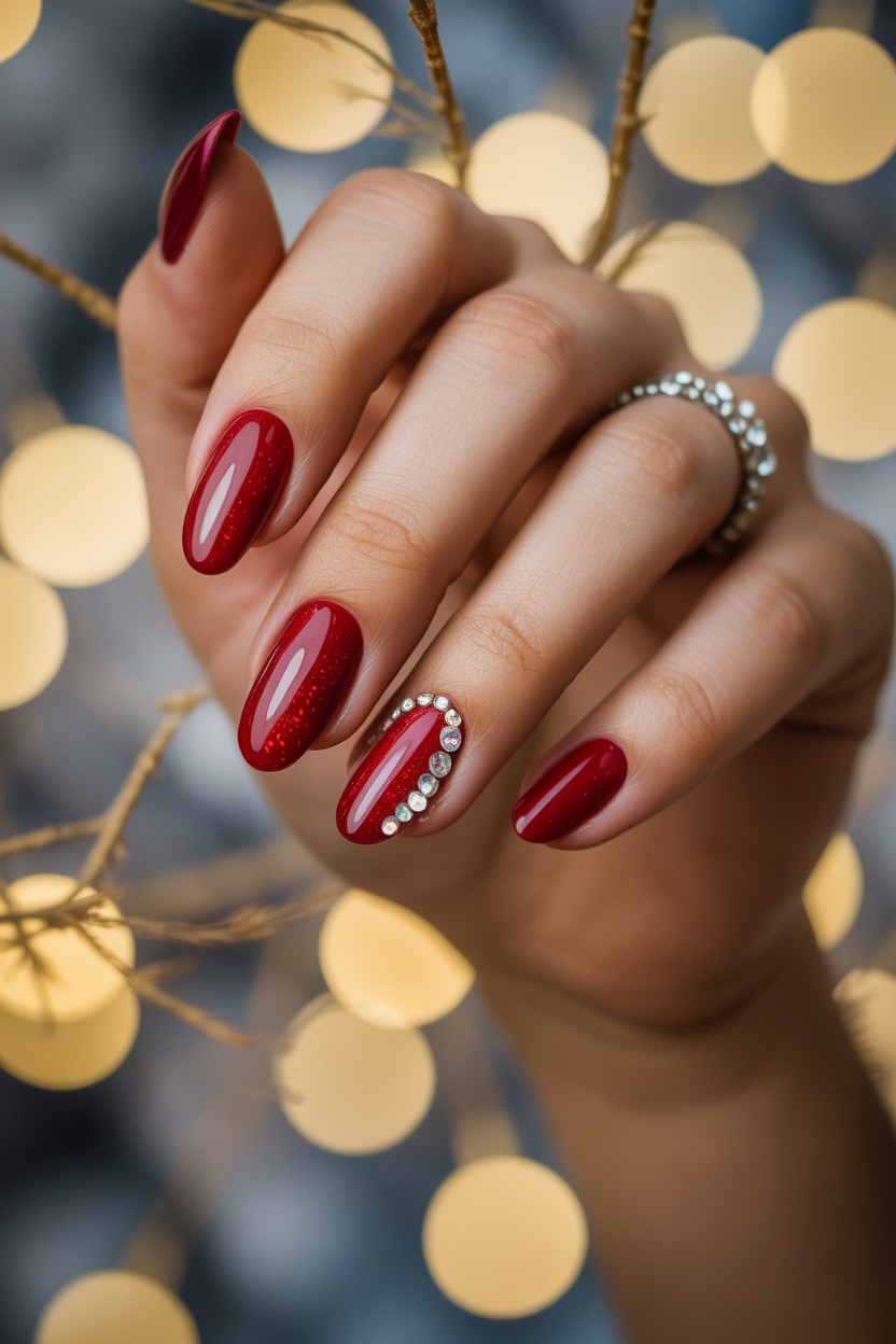 21 Holiday Nails Red Nails Ideas for Stunning Seasonal Style ...